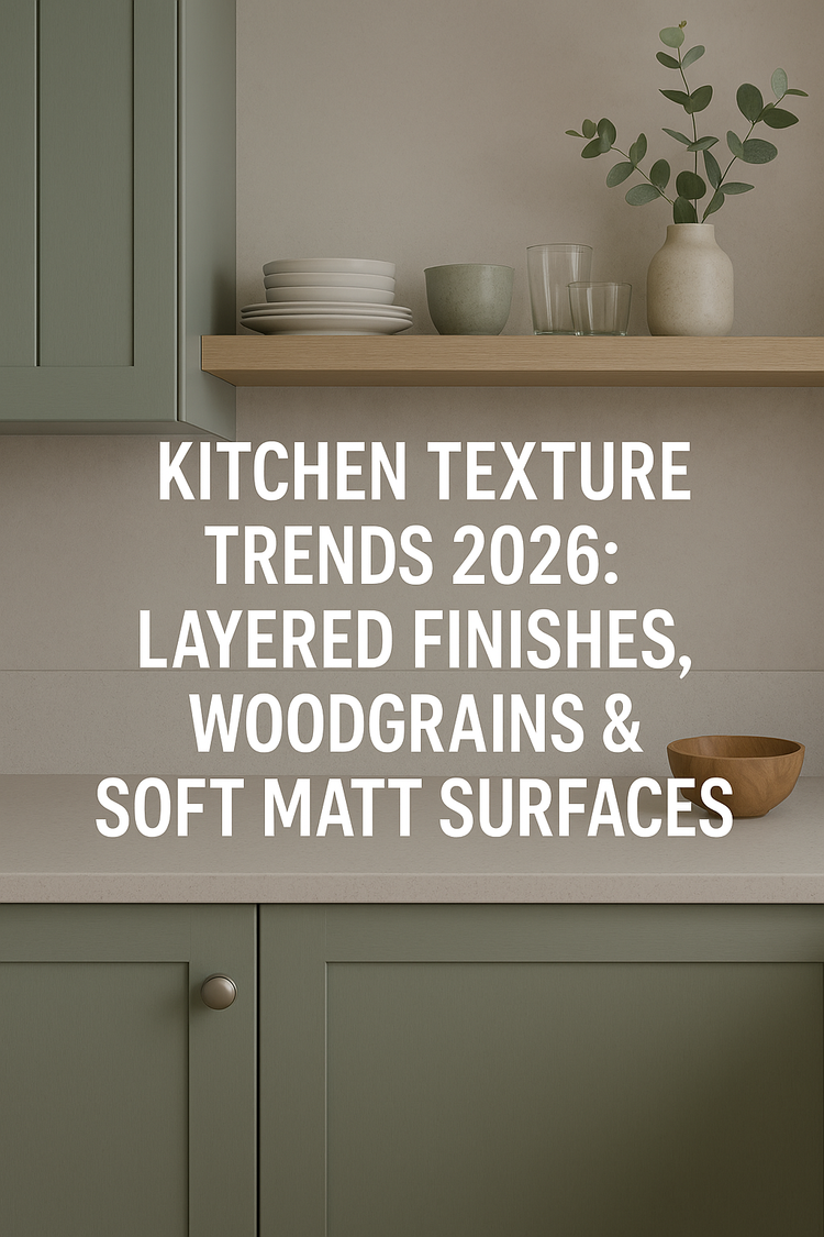 Kitchen Texture Trends 2026: Layered Finishes, Woodgrains & Soft Matt ...