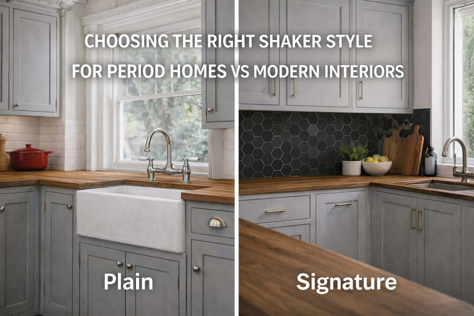 Choosing the Right Shaker Style for Period Homes vs Modern Interiors ...