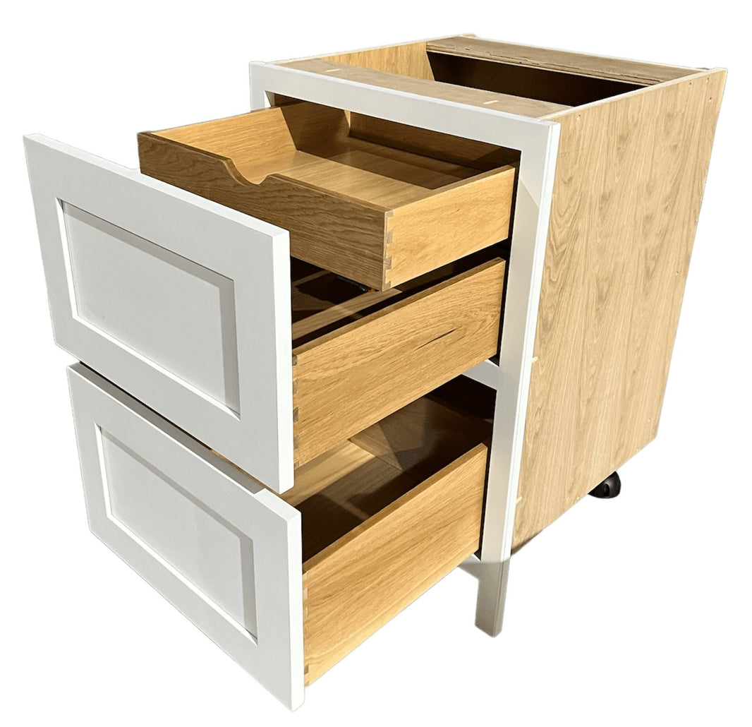 Drawer Units, Oak Dovetailed Drawers | Quality – The Painted Kitchen ...