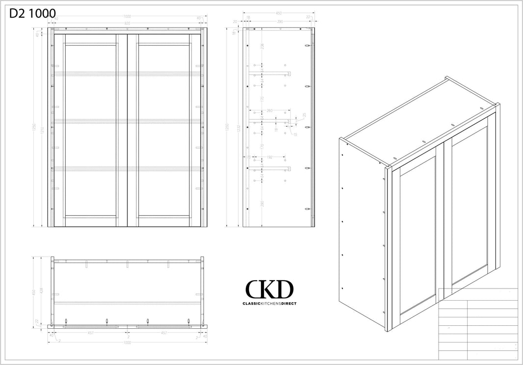 Dresser Top & larder Tops